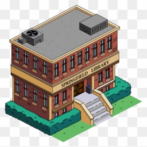 Springfield Library - Illustration - Free Transparent PNG Clipart ...
