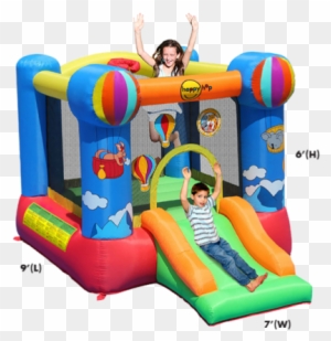 Jumping Castle Of Hoop Bouncer & Slide - Free Transparent PNG Clipart ...