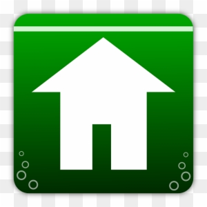 Glossy Home Icon Button Clip Art At Clker - Home Button Clipart Png ...