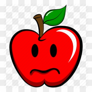 Apple Clipart Free - Red Apple Emoji Png - Free Transparent PNG Clipart ...