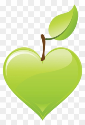 Heart Apple Decoration - Emblem - Free Transparent PNG Clipart Images ...