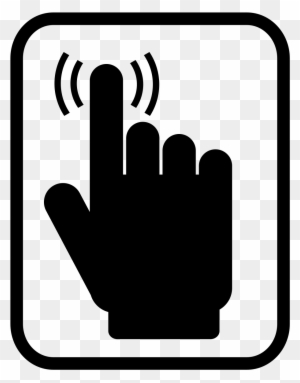 Down Image Result For Touch Screen Icon - Transparent Touch Screen Hand ...