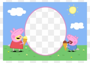 Peppa Pig Kids Png Transparent Frame - Peppa Pig Photo Frame - Free ...