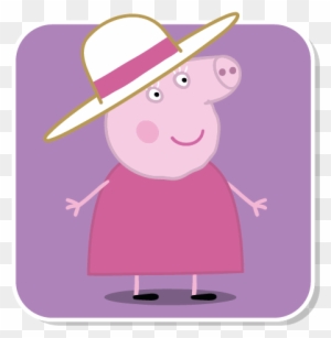 Granny Pig - Peppa Pig Granny Pig - Free Transparent PNG Clipart Images ...