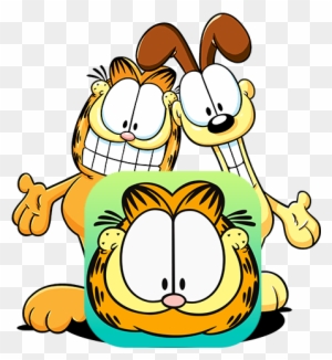Odie Hugging Garfield - Garfield Website - Free Transparent PNG Clipart ...
