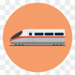 High-speed Train - Bullet Train Flat Icon - Free Transparent PNG ...
