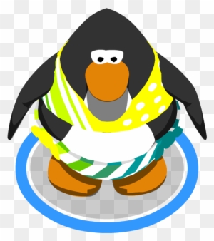 Lemon Lime Stripe Bikini Ingame - Club Penguin Penguins Png - Free ...