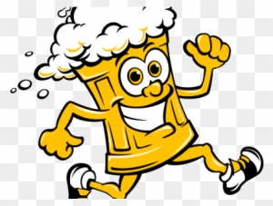 Illustration By Vector Tradition Templeton 5k Beer - Beer Running Png ...