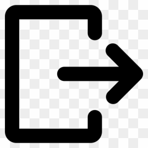 Exit Clipart Svg - Exit Icon Vector Png - Free Transparent PNG Clipart ...