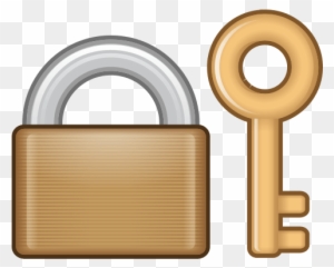 Lock Clipart Closed Lock - Lock And Key Emoji - Free Transparent PNG ...