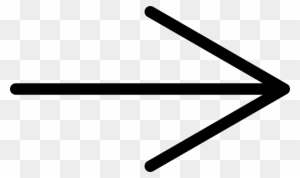 Thin Right Straight Arrow Comments - Arrow - Free Transparent PNG ...
