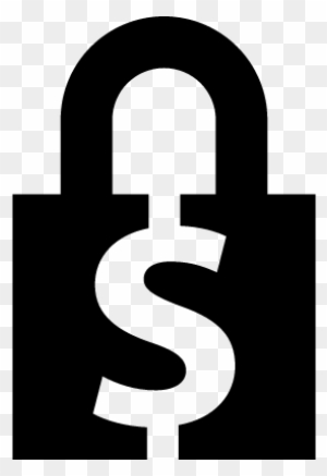 Money Security Lock Symbol Vector - Money Sign With A Lock - Free ...