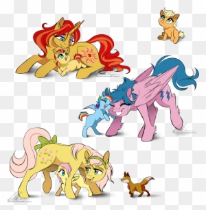 My Little Pony Applejack Mom And Dad - Mlp Sunset Shimmer's Mother ...