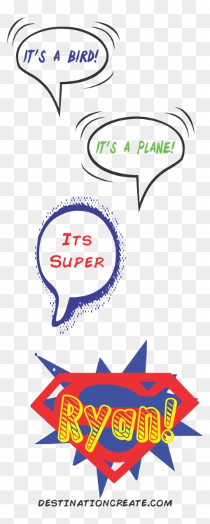 Comic Word Balloons- Super Man - Comics - Free Transparent PNG Clipart ...