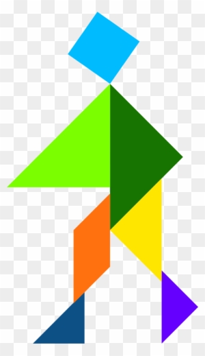 Tangram Man - Free Transparent PNG Clipart Images Download