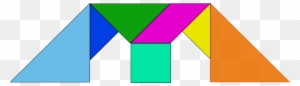 Big Image - Tangram Of Letter M - Free Transparent PNG Clipart Images ...