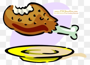 Chicken Leg Outline With A Bite Comments - Chicken Leg Icon Png - Free ...