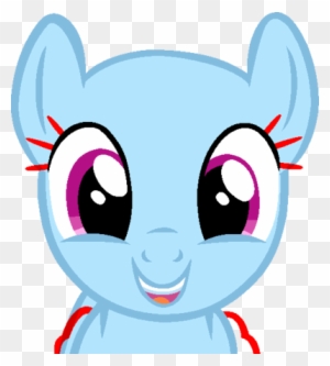 Drawn My Little Pony Snooty - My Little Pony Base Face - Free ...