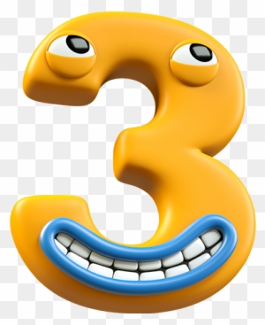 Funny Number 3 Clip Art