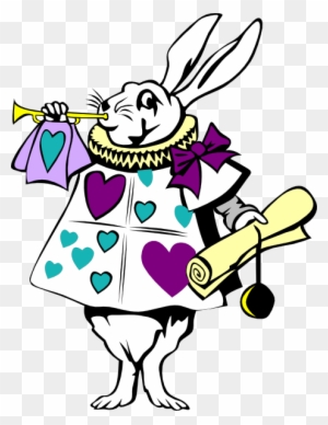Alice In Wonderland White Rabbit Clipart - Free Transparent PNG Clipart ...