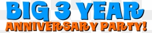 3rd Party Logo - 3rd Year Anniversary Party - Free Transparent PNG ...
