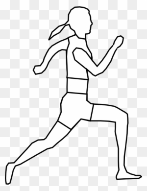 White Runner Clip Art - Runner Drawing - Free Transparent PNG Clipart ...