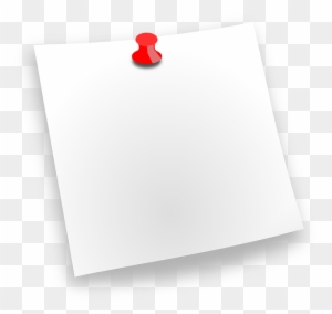Pinned Notebook Paper Png