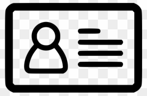 Proof Of Identity Comments - Id Card Icon Vector - Free Transparent PNG ...