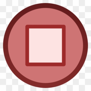 Red Stop Button Plain Icon Png Clip Art - Portrait Of A Man - Free ...