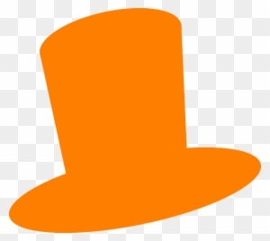 Orange Hat Clip Art At Clker - Orange Top Hat Clipart - Free ...