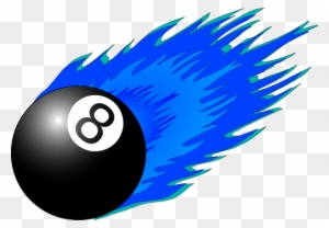 Pool 8 Eight Ball Flame Flaming Fire Vector Clip Art - Flames Clip Art ...