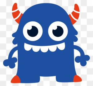 Little Monster Clip Art / Little Monster Clipart / - Cute Little ...