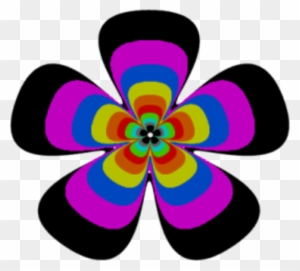 Groovy Flowers Clip Art - Hippie Flower Png - Free Transparent PNG ...