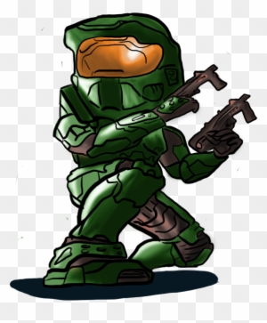 Chibi Halo Master Chief - Master Chief Clip Art - Free Transparent PNG ...