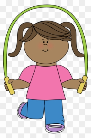 Jump Ropes Jumping Clip Art - Girl Jumping Rope Clipart - Free ...