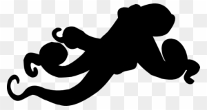 Shadow Clipart Octopus - Octopus Silhouette Png - Free Transparent PNG ...