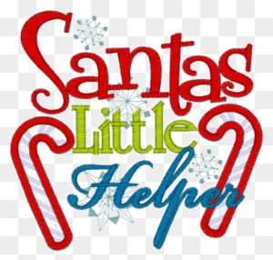 Santas Helper Clip Art At Clker - Santa's Little Helper Sign - Free ...