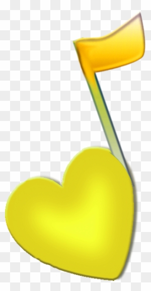 Yellow Music Note - Music Note Yellow - Free Transparent PNG Clipart ...