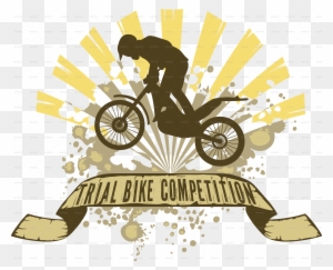 Trial Bike T-shirt Design - Illustration - Free Transparent PNG Clipart ...