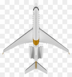Global 6000 Top View - Private Jet Top View - Free Transparent PNG ...
