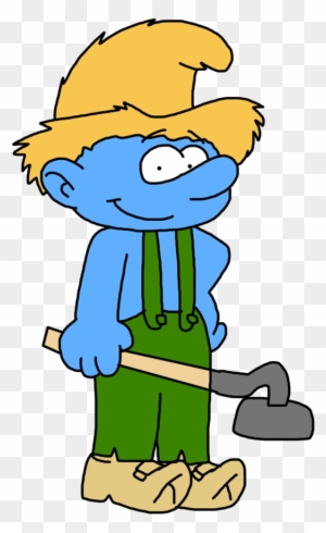 Farmer Smurf - Free Transparent PNG Clipart Images Download