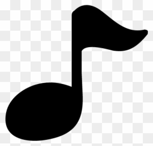 Music Black Note Shape Vector - Nota Negra De Musica - Free Transparent ...