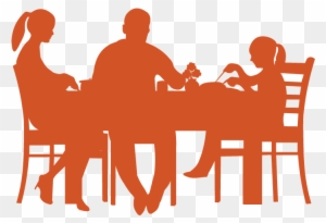 Table Dining Room Dinner Silhouette - People Having Dinner Silhouettes ...