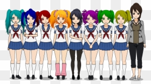 Yandere Simulator Student Council Members - Free Transparent PNG ...