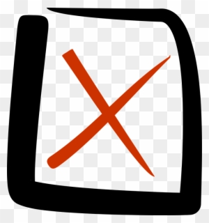 Red Cross Clipart Not - Check Box With X - Free Transparent PNG Clipart ...