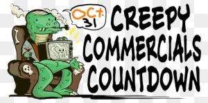 Creepy Commercials Countdown - Cartoon - Free Transparent PNG Clipart ...