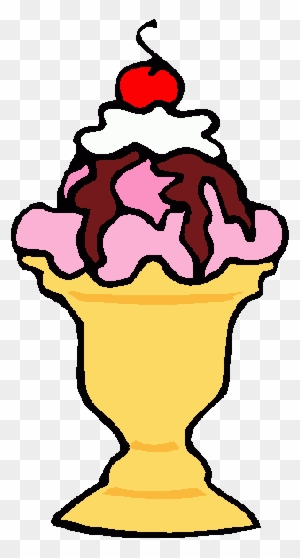 Ice Cream Clip Art Pg - Ice Cream Sundae Clip Art - Free Transparent ...