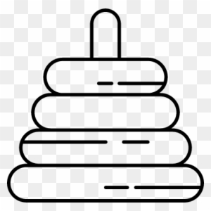 Ring Stacker Vector - Line Art - Free Transparent PNG Clipart Images ...