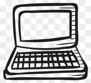 Drawing Of A Laptop - Free Transparent PNG Clipart Images Download