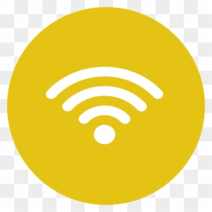 Wifi Icon Yellow - Free Transparent PNG Clipart Images Download